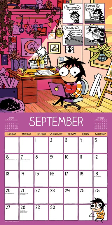 Sarah'S Scribbles 2020 Square Wall Calendar | Angus & Robertson