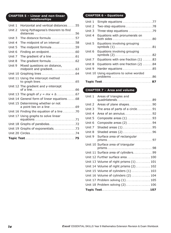 Excel Year 9 Maths Revision & Exam Workbook | Angus & Robertson